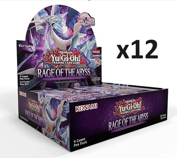 Yu-Gi-Oh: Rage of the Abyss Booster Box Case (12x Boxes) (PREORDER ...